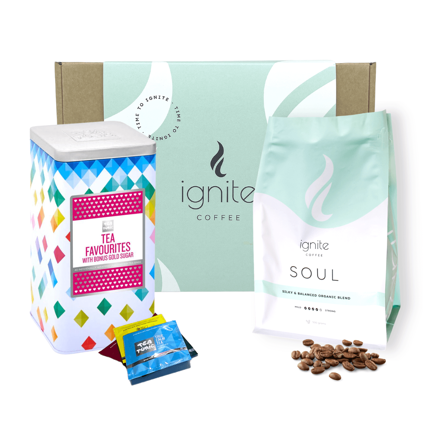 Ignite Coffee and Tea Tonic Solo Gift Pack - Soul Specialty Coffee ...